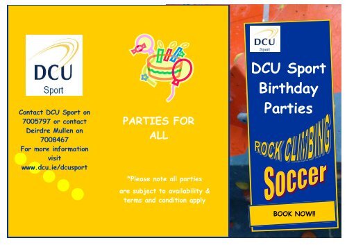 Birthday Party Brochure.pub1.pub - DCU