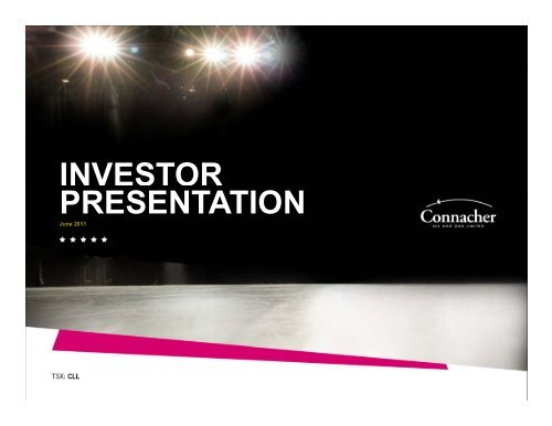 INVESTOR PRESENTATION - Connacher Oil and Gas