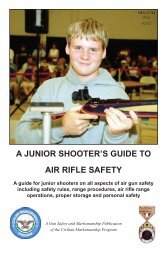 JROTC Air Rifle Marksmanship Cadet Safety Examination--KEY