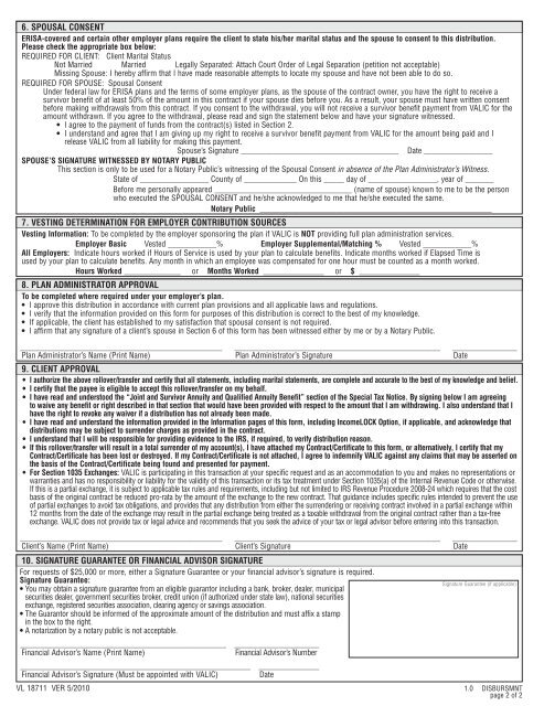 6. SPOUSAL CONSENT ERISA-