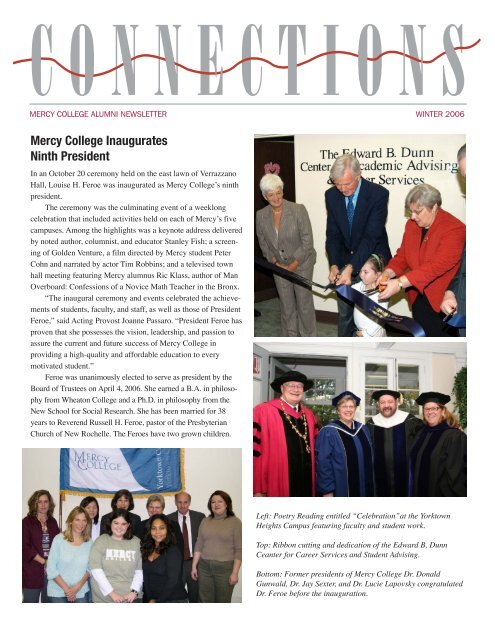 Alumni newsletter 5 - Mercy College