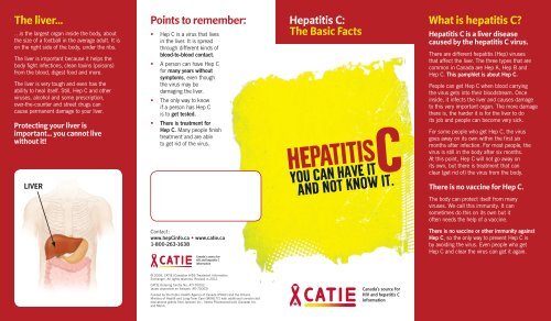 The Basic Facts What is hepatitis C? - CATIE