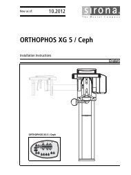 SIDEXIS XG - Sirona Support