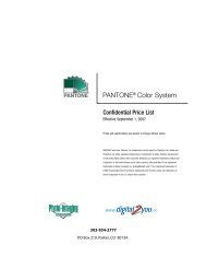 PMS - Pantone Matching System Color Chart - Go Green Bag