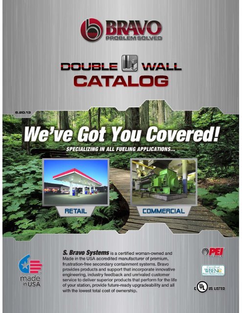 DoubleWall Containment Catalog (book of Datasheets) - Bravo