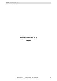 THE HAMILTON RATING SCALE FOR DEPRESSION