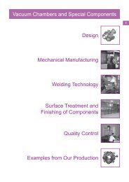 Mechanical Feedthroughs for Vacuum - VACOM