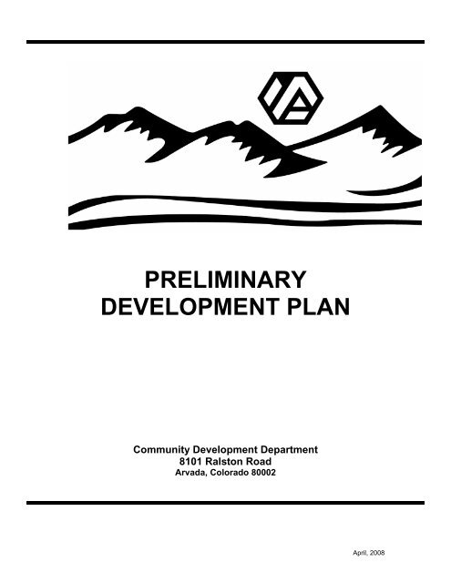 preliminary development plan (pdp) - Arvada