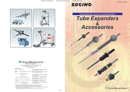 Tube Expanders Accessories Tube Expanders Accessories