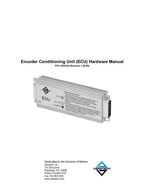 (ECU) Hardware Manual