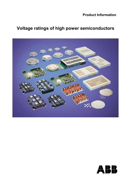 Voltage ratings of high power semiconductors - Abb