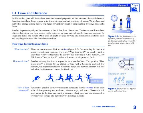 1.1 Time and Distance - CPO Science