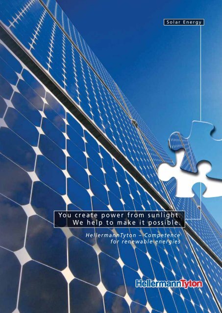 Competence for renewable energies - Hellermanntyton