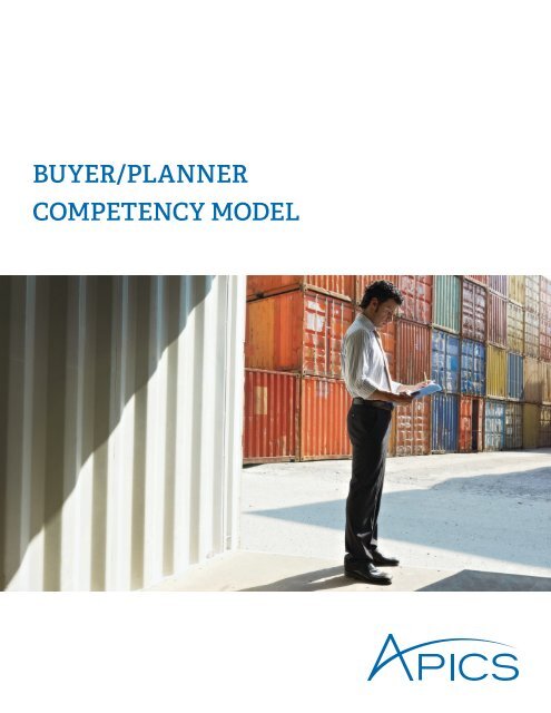APICS Buyer/Planner Competency Model