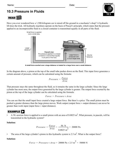 PES Skill Sheets.book - CPO Science