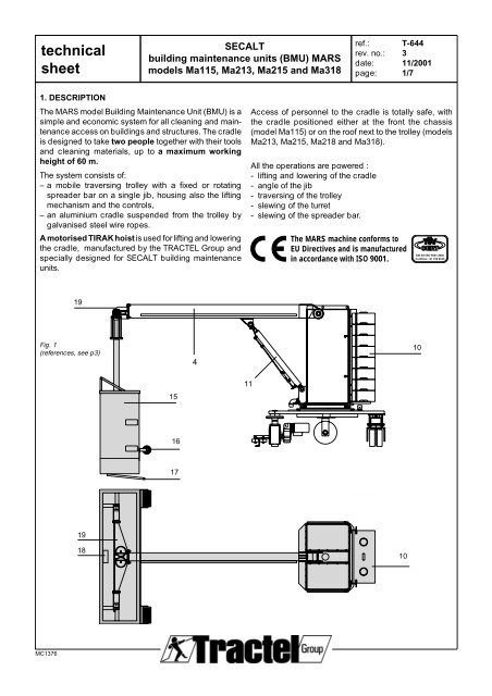 technical sheet