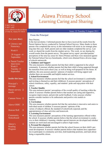 9th August 2011 - Alawa Primary School