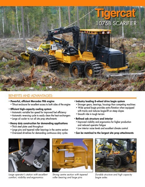 1075B SCARIFIER - Tigercat Industries Inc.