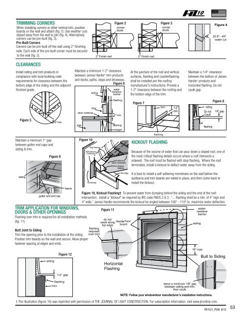 TRIMMING CORNERS When ins