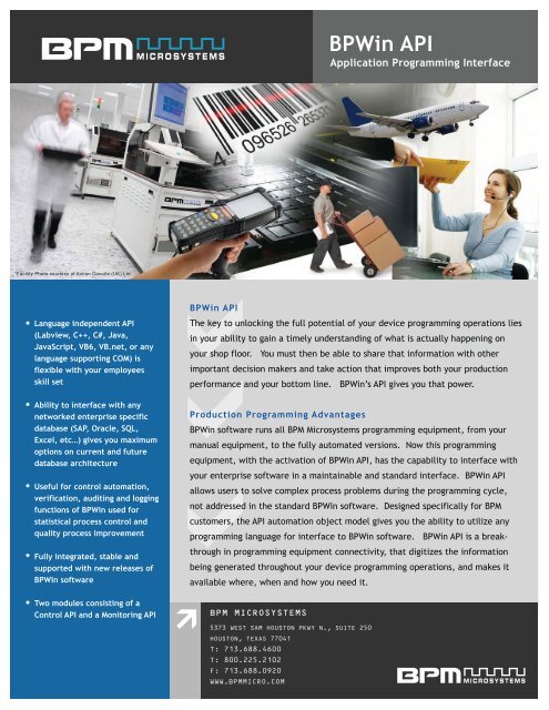 BPWin API - BPM Microsystems