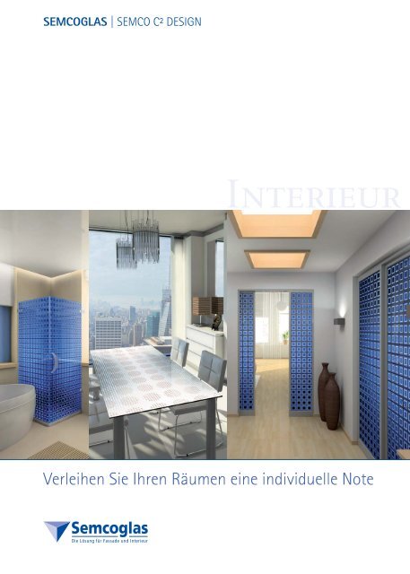 SEMCO C² DESIGN Moderne Glasgestaltung im Interieur - Semcoglas