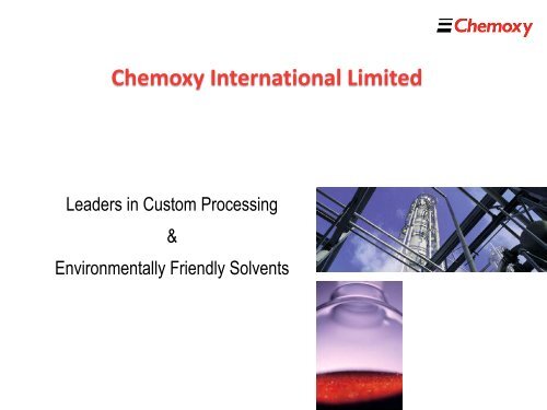 Coasol - Chemspec Events