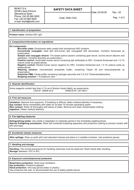 Reagent Kit - Biokit
