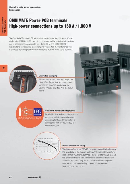 OMNIMATE Power PCB terminals High-power connections up to ...