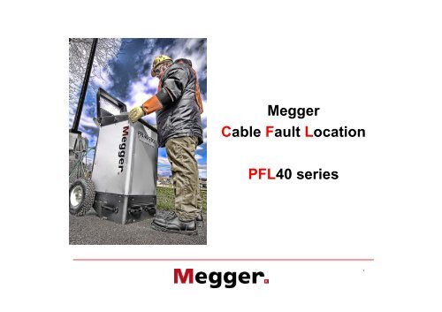 Megger Cable Fault Location PFL40 series - states