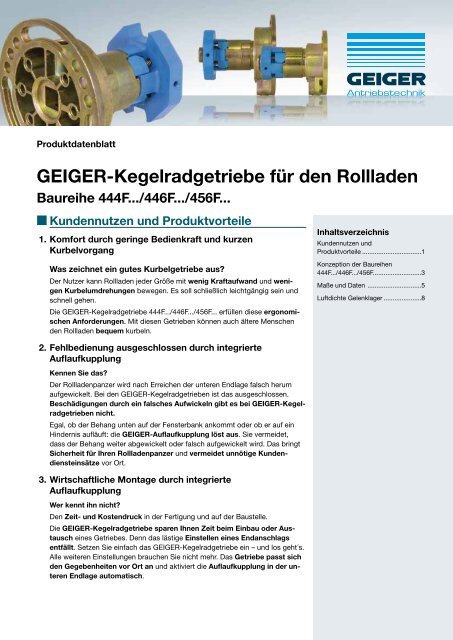 erfahren Sie mehr - Geiger Antriebstechnik