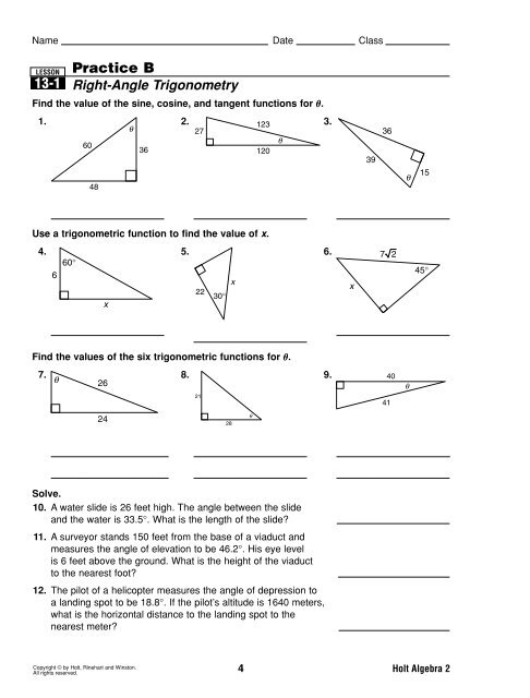 13-1 Practice B - Mattawan Consolidated School
