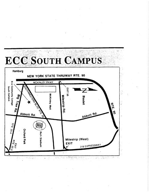 ECC South Campus map