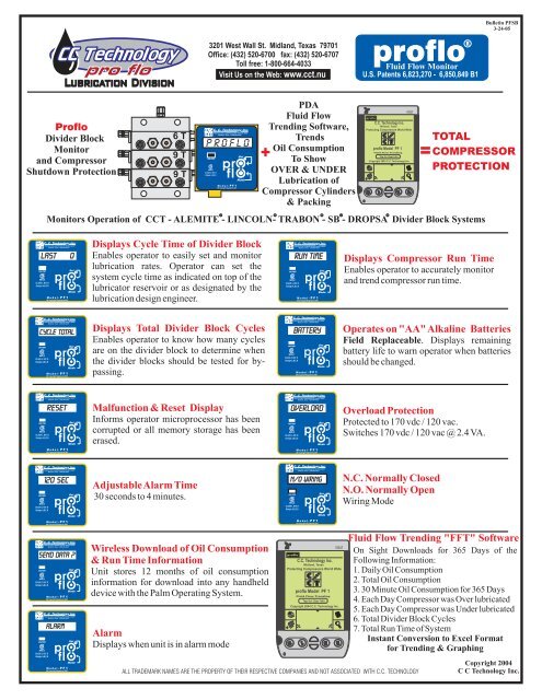 Link to proFlo Product Brochure - CC Technology Lubrication Division