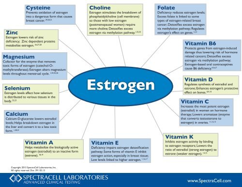 Flyer - HORMONE, ESTROGEN (wheel) - SpectraCell Laboratories