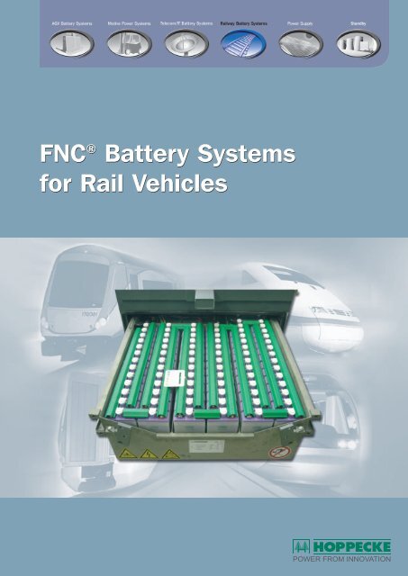 FNCÂ® Battery Systems for Rail Vehicles FNC ... - Gothi-bg.com