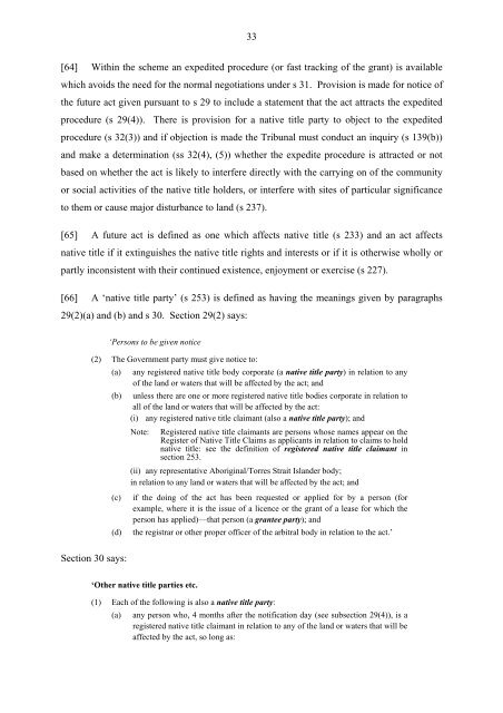 32 native title claimant