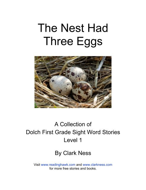 Dolch First Grade Sight Word Stories Level 1 - Reading Hawk