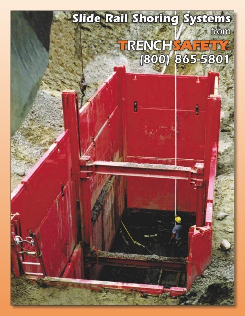 Slide Rail Shoring Systems - Trench Safety