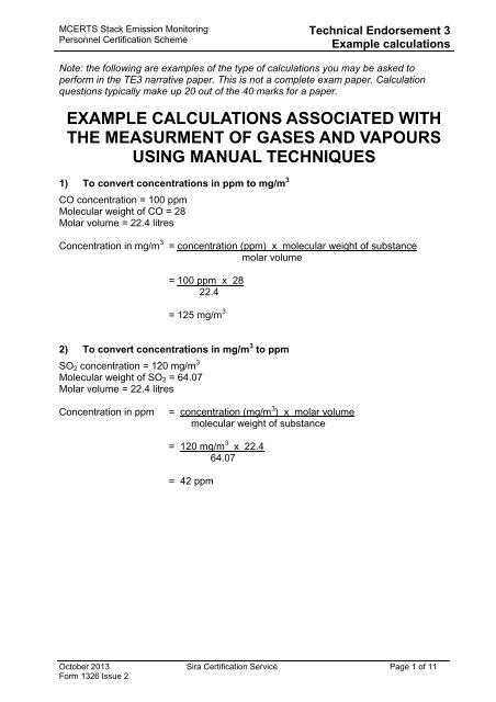 Particulate Sampling - Training Endorsement - Sira Environmental