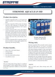 STROMME Marine Products - Eitzen group