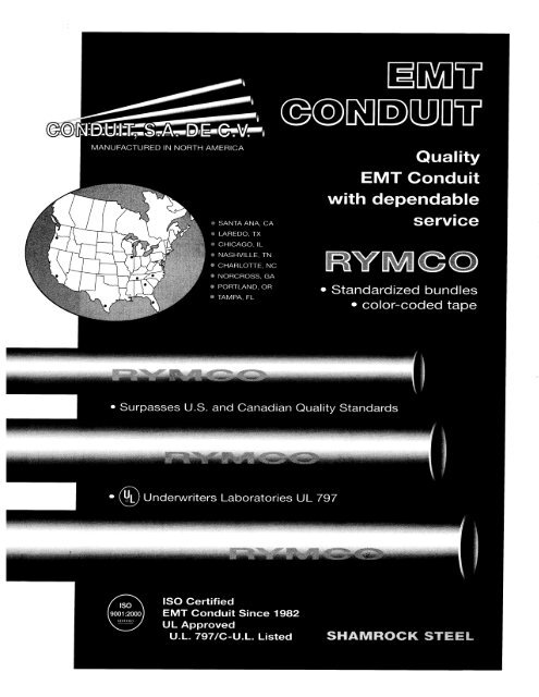 Rymco EMT Spec Sheet - Midwestern Electrical Sales