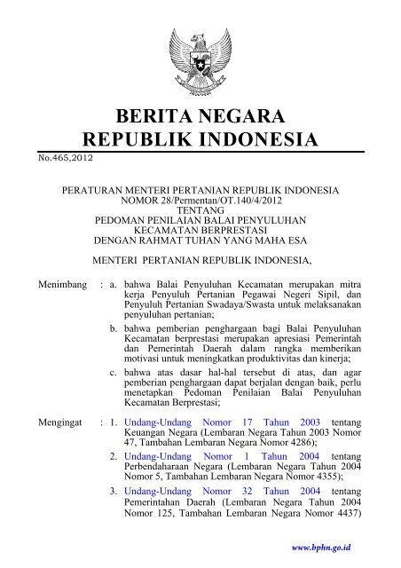 Unduh Dokumen - Badan Pembinaan Hukum Nasional