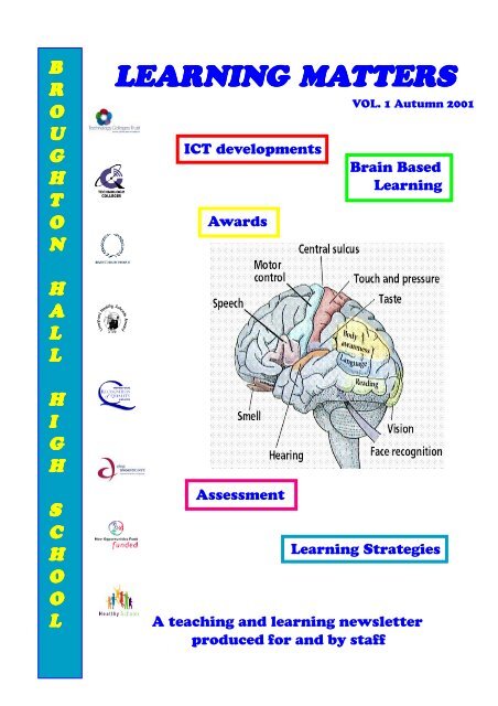Learning_Matters Volume 1 (Autumn 2001) - Broughton Hall High ...