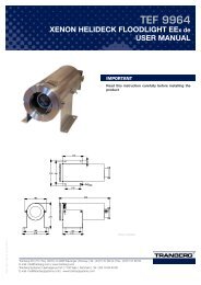TEF 2425X EEx de LUMINAIRES - Tranberg