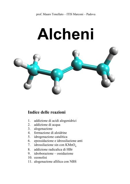 Alcheni - PianetaChimica.it