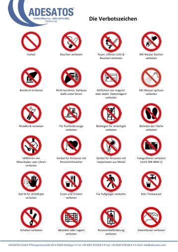 Verbotszeichen Magazine