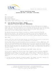 Sample Acknowledgment Letter - Universal Service Administrative ...