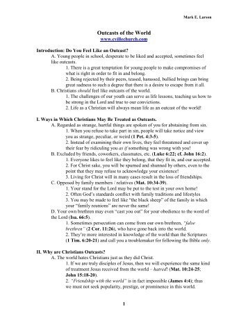 Outline of the Book of Jude - The Floral Heights Church of Christ