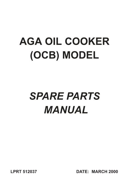 Aga Cooker Parts
