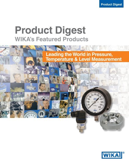 Product Digest Pressure and Temperature Measurement - WIKA